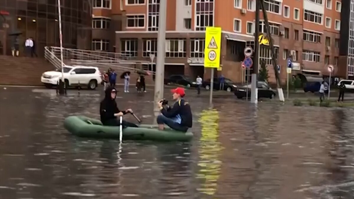 'We Live In A Swamp': Fury Over Floods In Kazakh Capital