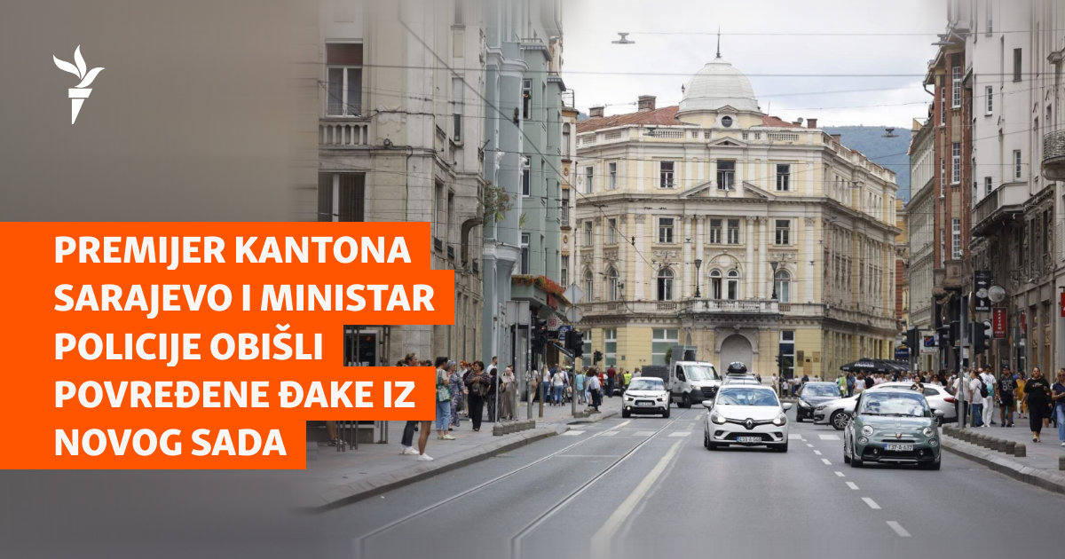Premijer Kantona Sarajevo i ministar policije obišli povređene đake iz ...