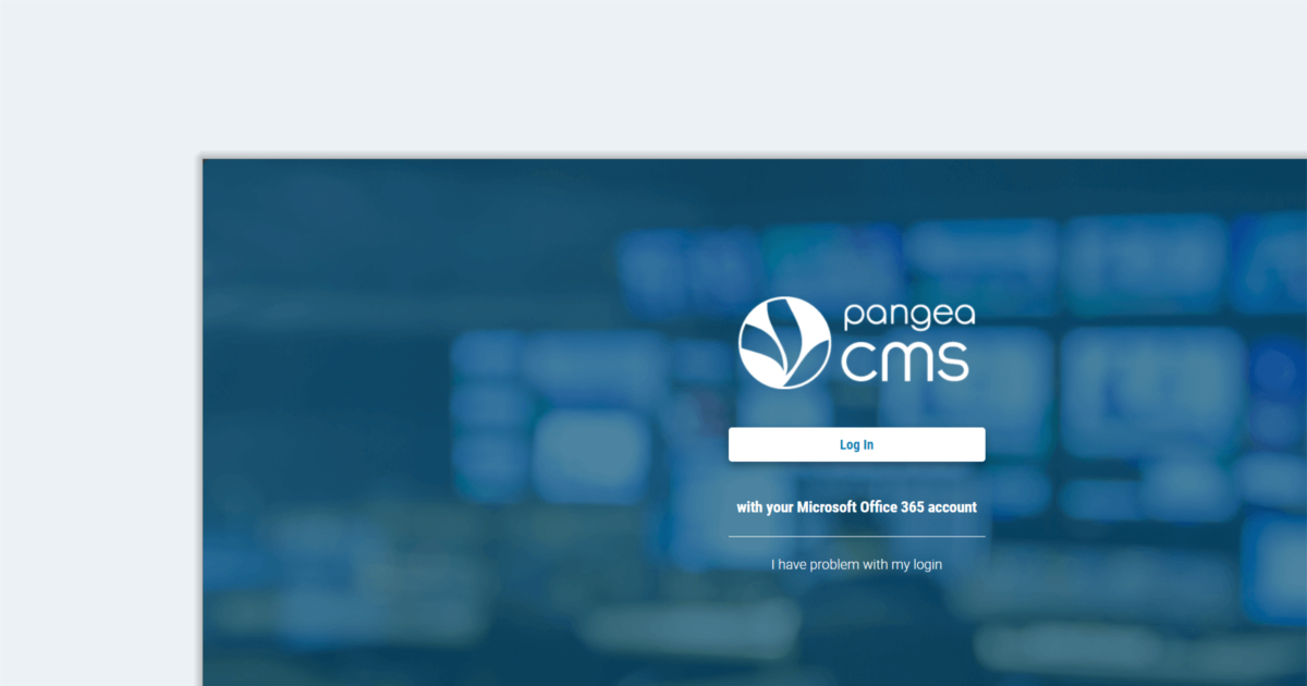Getting access to Pangea CMS