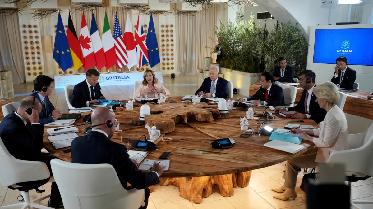 Лидеры G7 согласились предоставить Украине 50 млрд долларов до конца ...