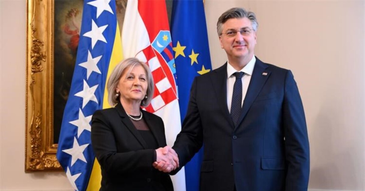 Krišto u Zagrebu, Plenković najavio – bez barijera na granici s BiH