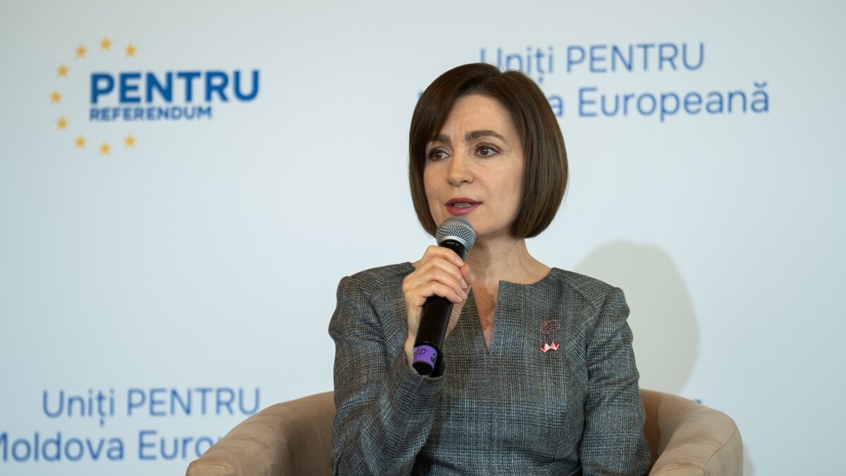 Referendum, în octombrie. Maia Sandu anunță site-ul și sloganul campaniei pentru aderarea la UE