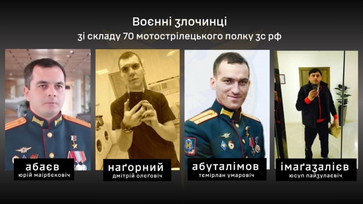 Kyiv Identifies 5 Russian Officers Allegedly Involved In Executing ...
