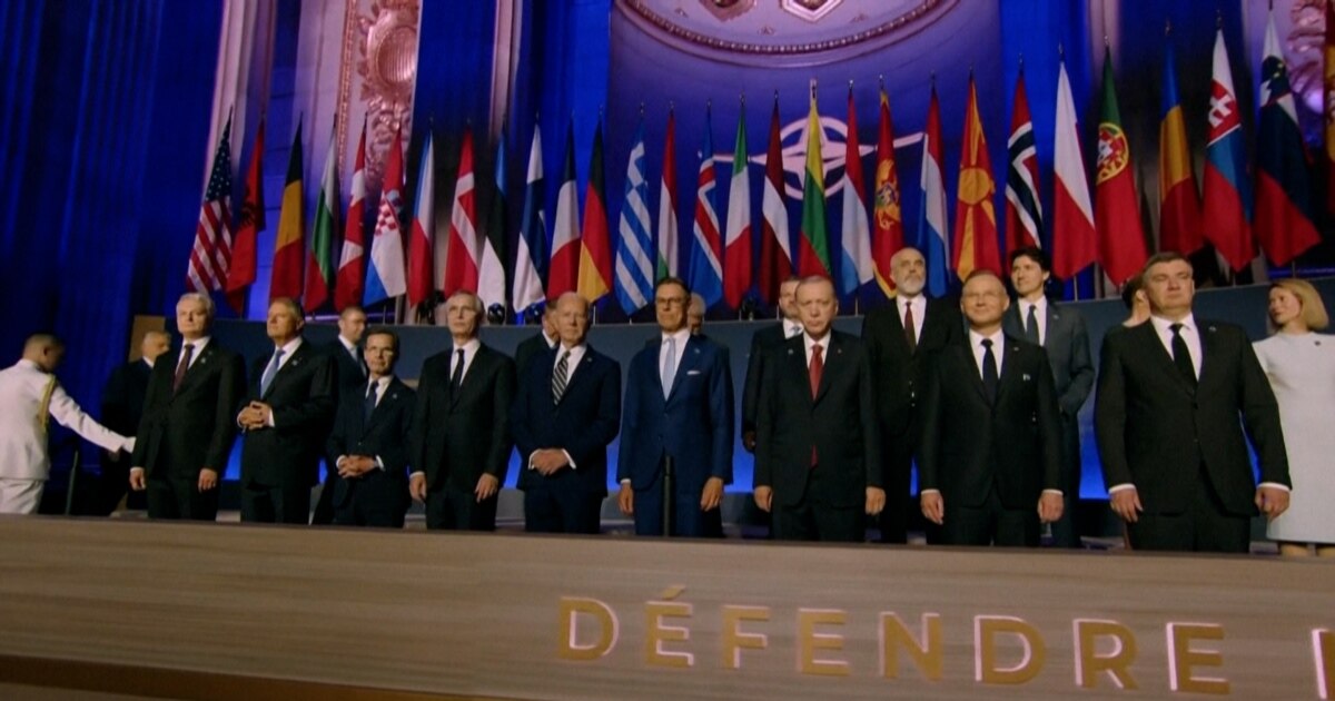 Biden Says NATO Is 'Stronger Than Ever' As Alliance Marks 75th Anniversary