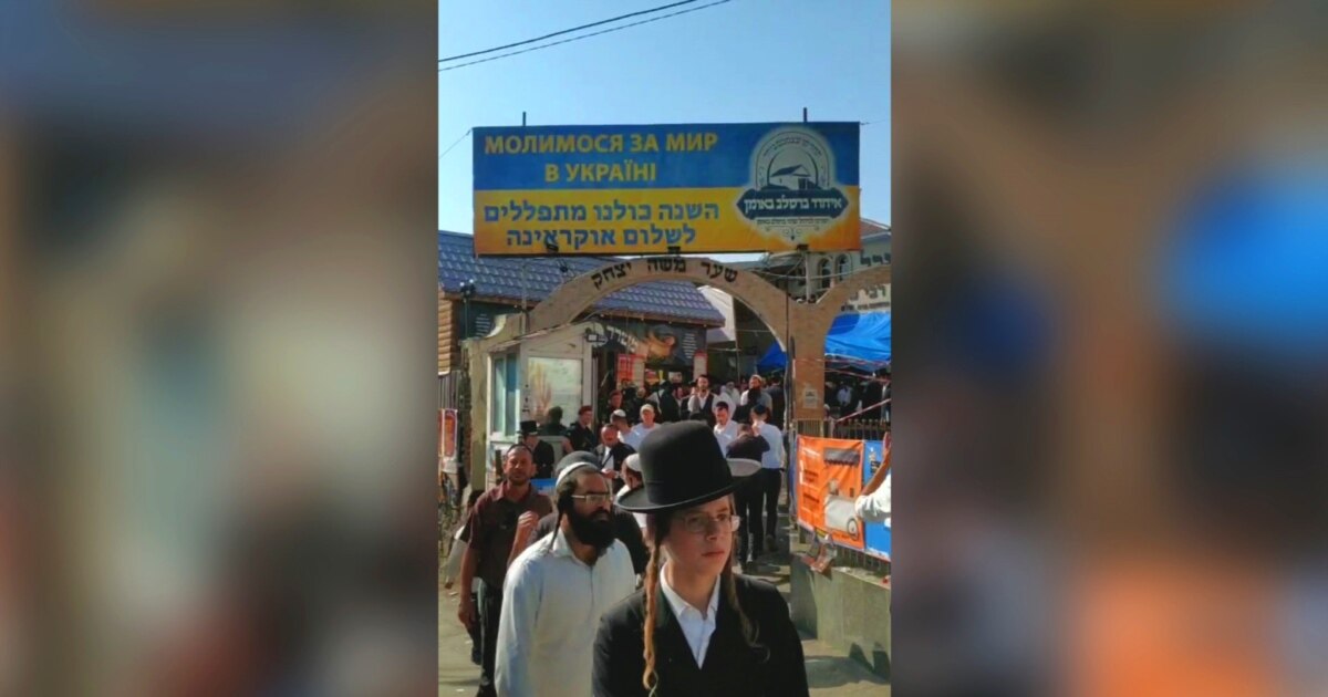Defying War, Jewish Pilgrims Come To Ukraine For New Year