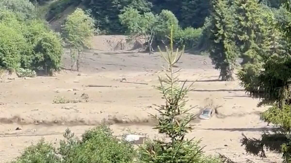 Dramatic Video Shows Deadly Landslide In Georgia