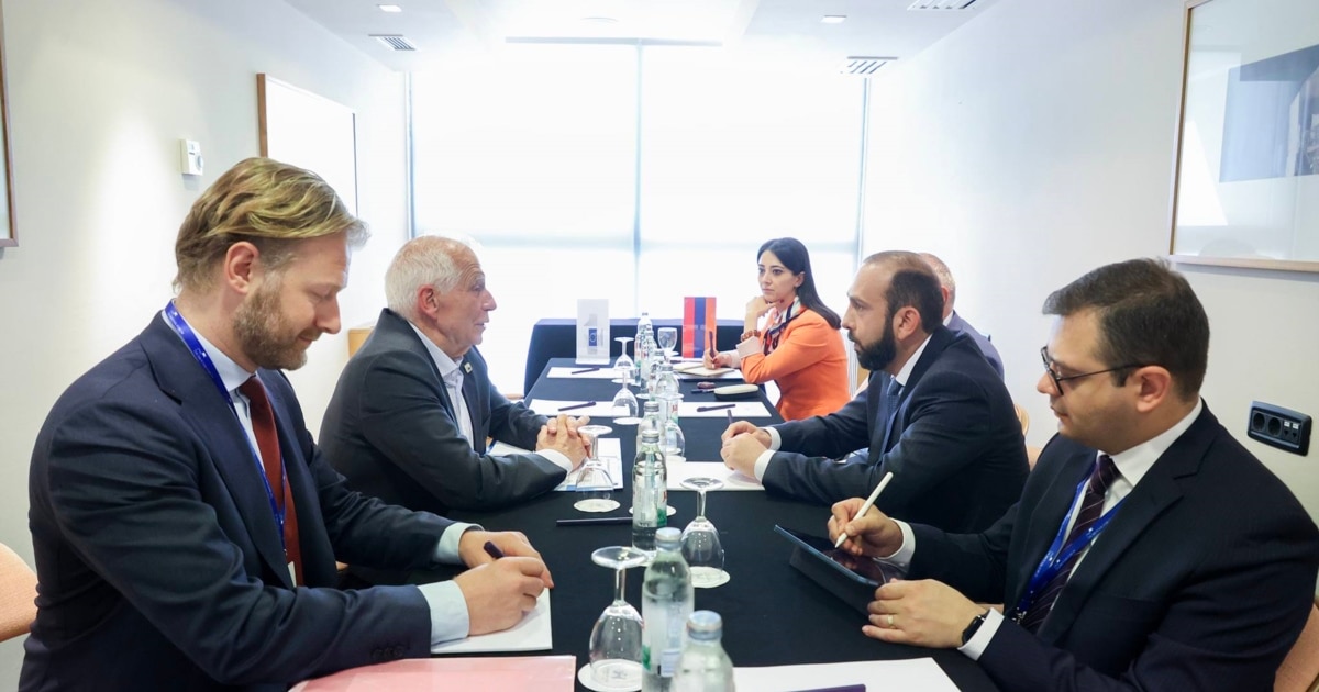 Միրզոյանը Բորելի հետ հանդիպմանն ընդգծել է խաղաղության պայմանագրի կնքման ...