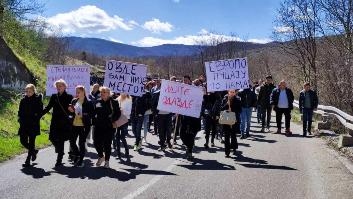 Sa protesta u Zvečanu zatraženo povlačenje specijalnih jedinica Kosova