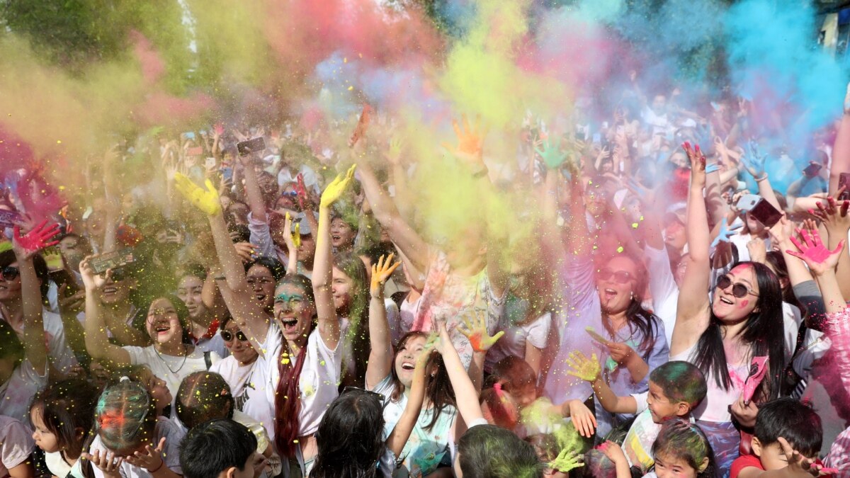 Embracing The Hues: Kyrgyz Youth Celebrate The Annual Festival of ...