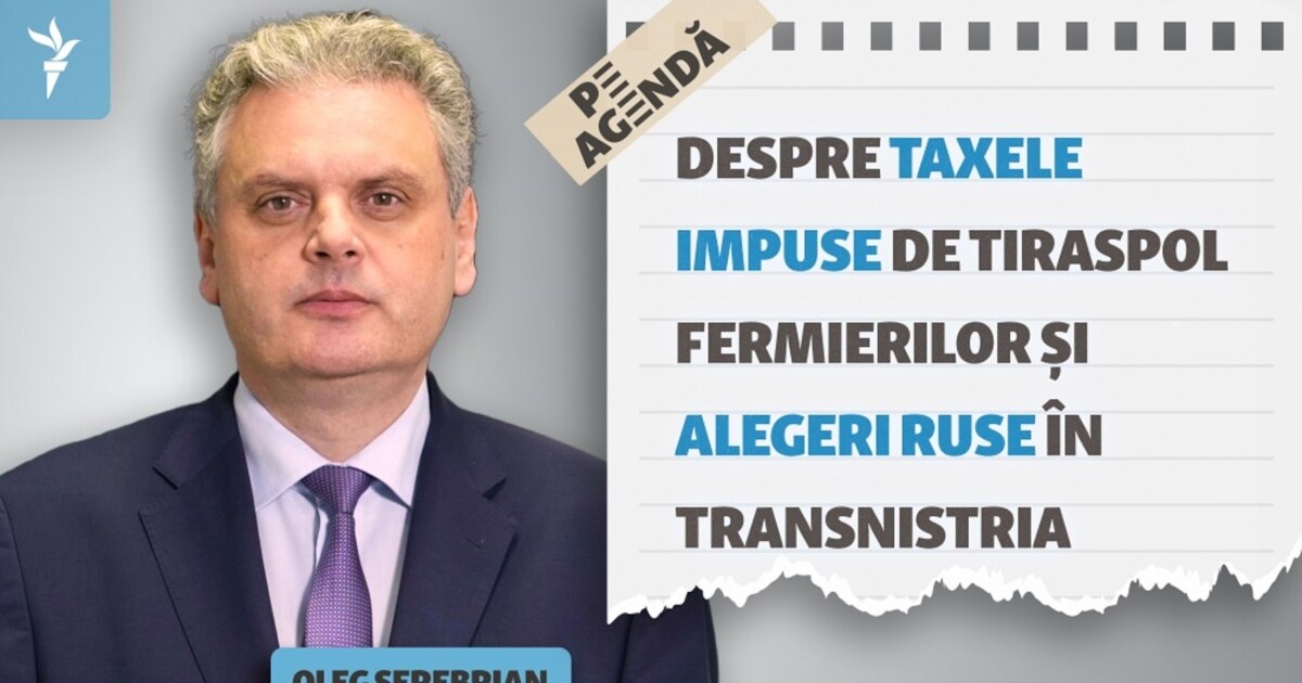 Serebrian: Prima dată după 30 de ani Chișinăul folosește pârghiile pe ...