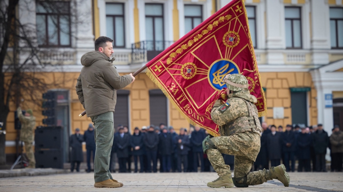 On Invasion Anniversary, Zelenskiy Says Russia 'Must Lose' In Ukraine ...
