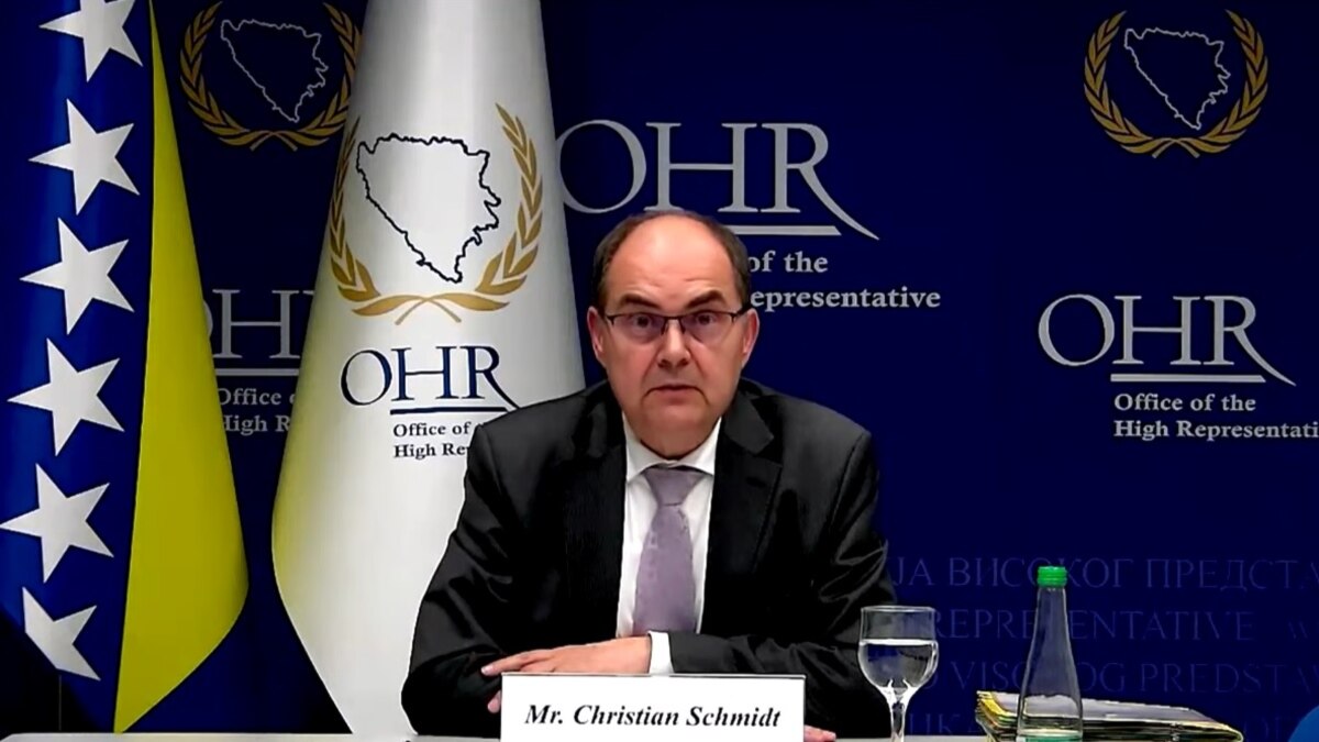Entiteti nemaju državnost, poručio visoki predstavnik u BiH