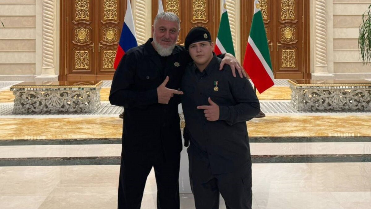 Kadyrov's Teenage Son Awarded 'Hero Of Chechnya' Medal