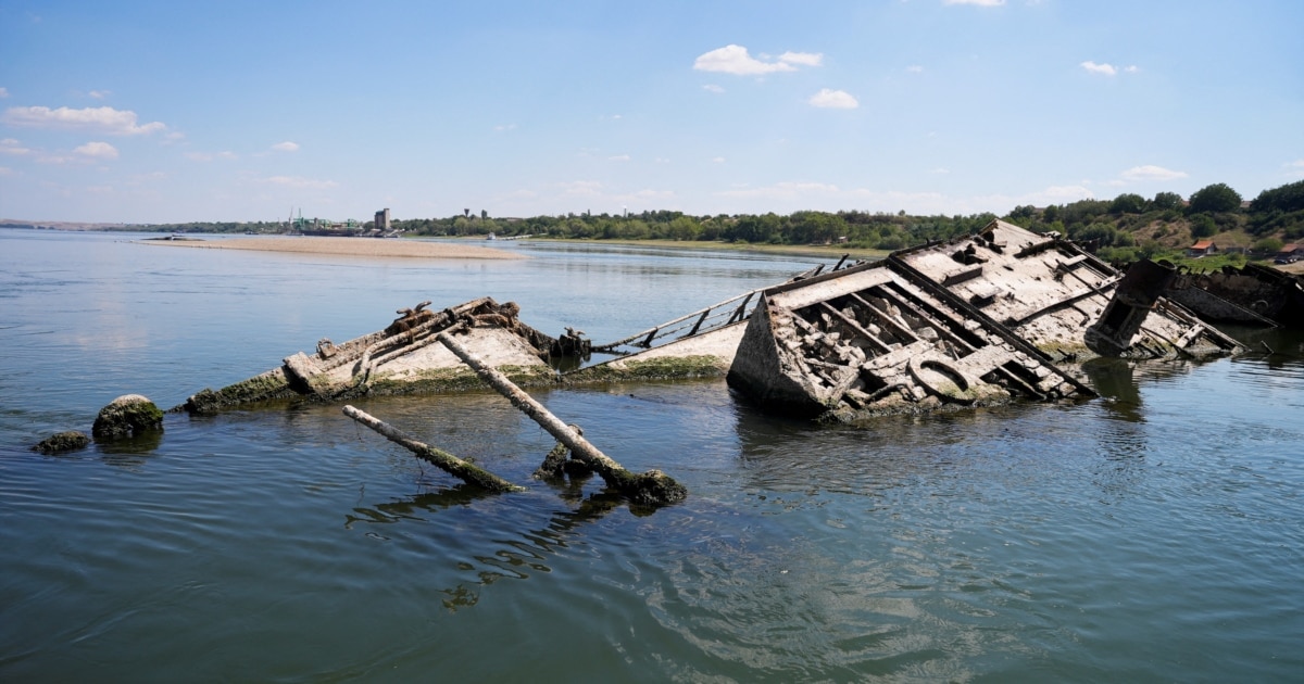 Wrecked Nazi Warships Of The Danube