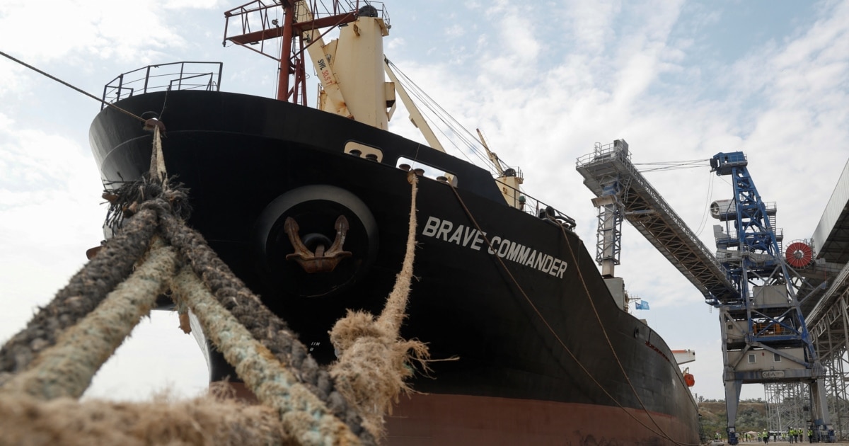 First UN Aid Ship With Ukrainian Grain Reaches Ethiopia