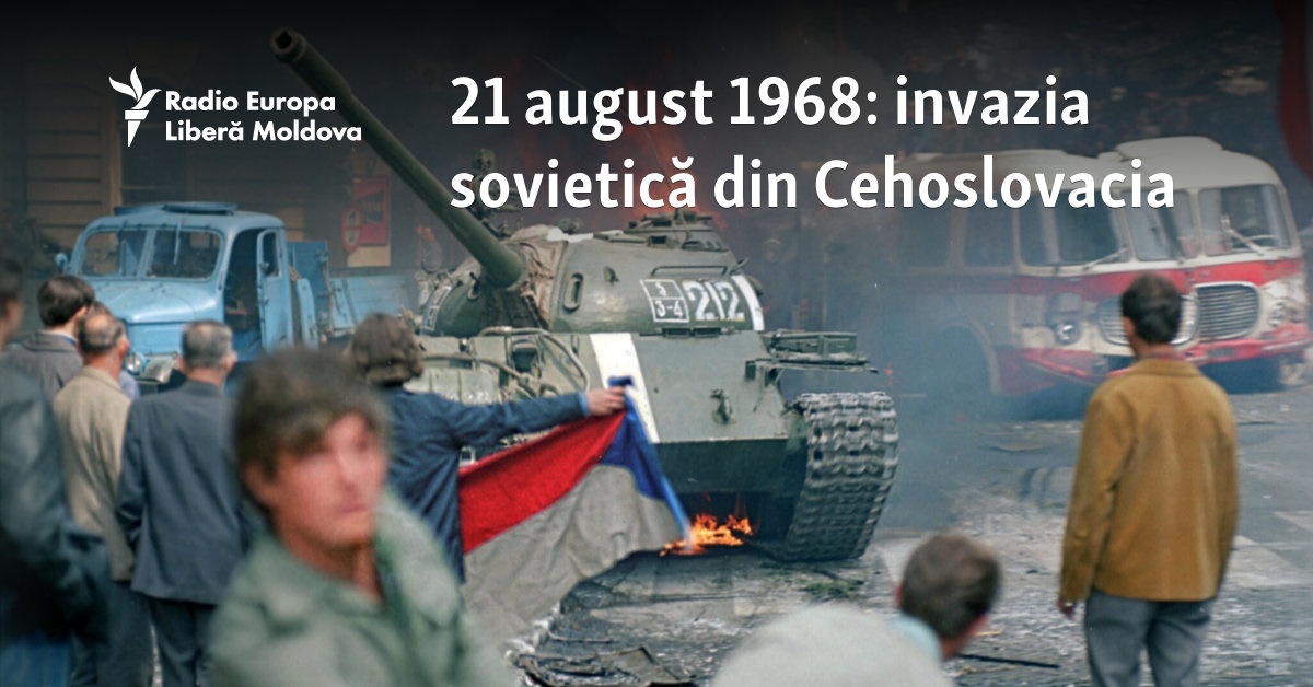 21 august 1968: invazia sovietică din Cehoslovacia