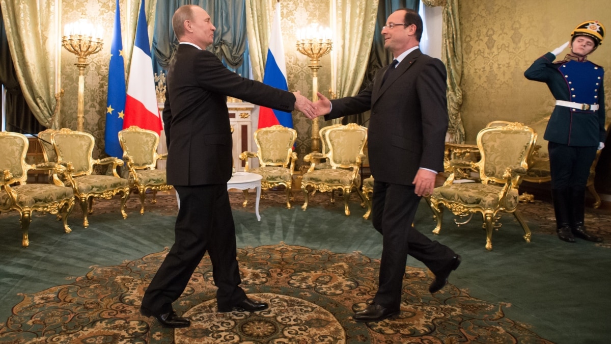 French, Russian Presidents Meet