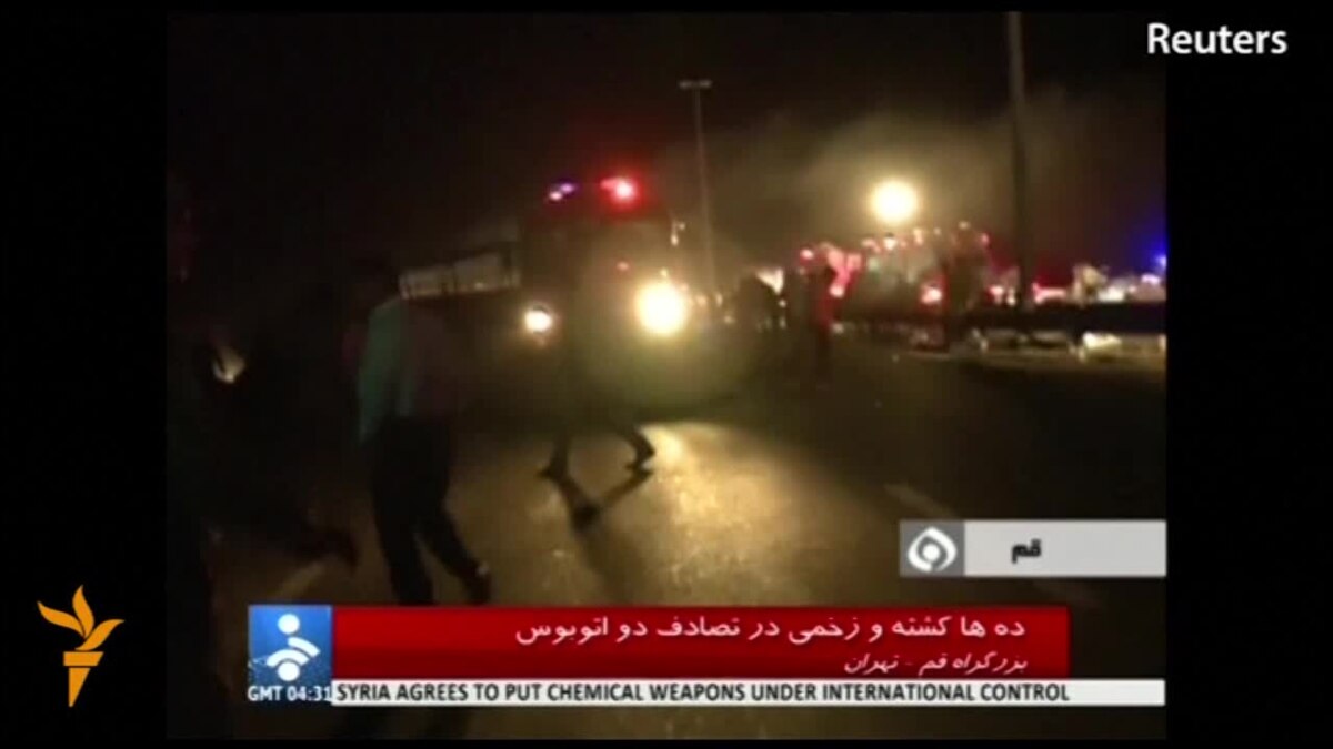 44 Killed In Iranian Bus Collision