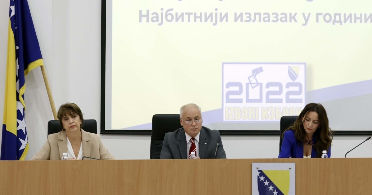 Centralna izborna komisija BiH utvrdila rezultate izbora za sve nivoe vlasti osim za ...
