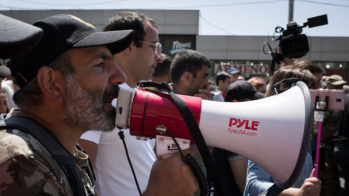 Armenian Opposition Leader Pashinian Rules Out Compromise, Says He Is ...