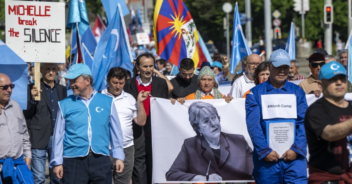 A Xinjiang Potemkin? UN Human Rights Chief's China Visit Draws Criticism