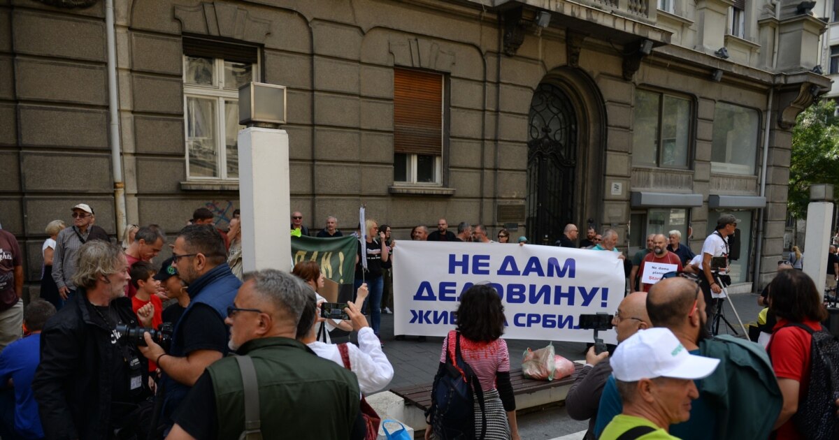 U Beogradu održan protest protiv miniranja planine 'Starica'
