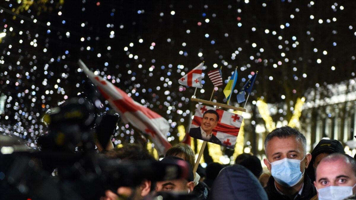 Supporters Of Jailed Former Georgian President Vow ‘Mass Hunger Strike’