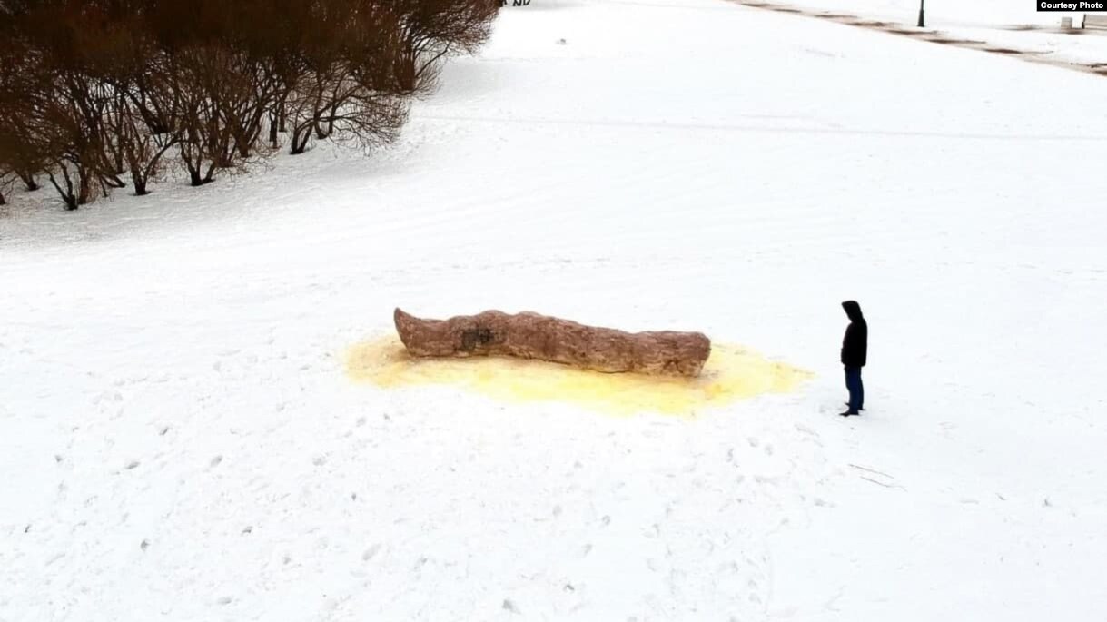 Russian Artist Arrested For Giant Poop Snow Sculpture : r ...