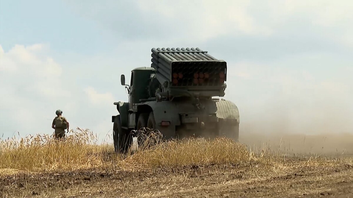 Shoot And Scoot: Ukrainian Grad Rocket Teams Aim To Hit Hard And Move Fast