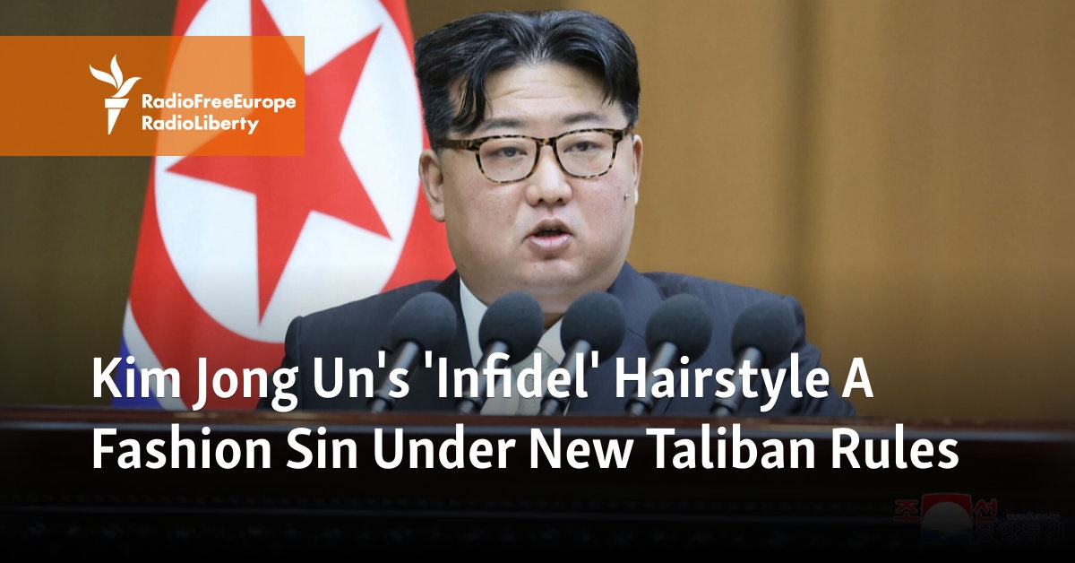 Kim Jong Un's 'Infidel' Hairstyle A Fashion Sin Under New Taliban Rules