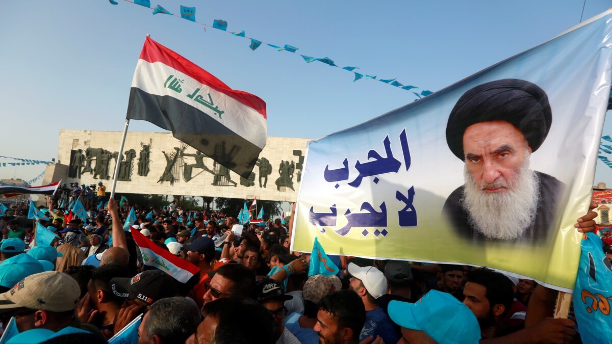 Iraq Protests Boosted By Sistani’s Support On Eve Of Iran Unrest