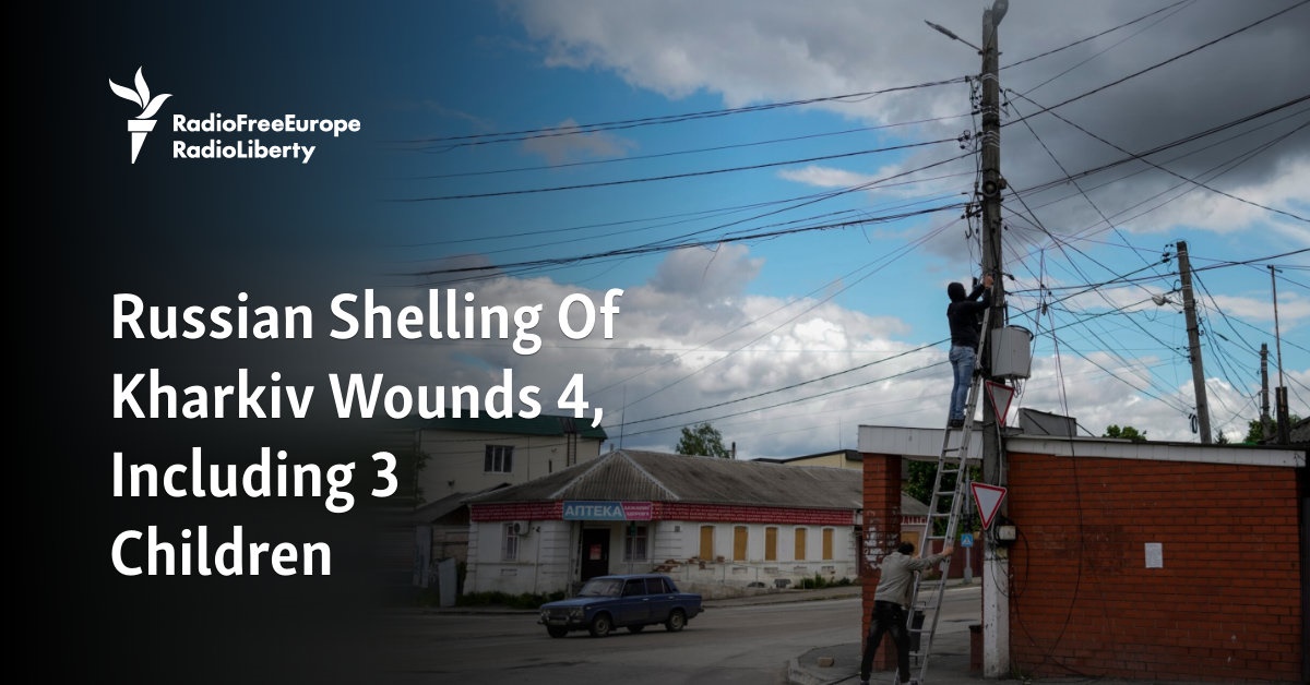 Russian Shelling Of Kharkiv Wounds 4, Including 3 Children