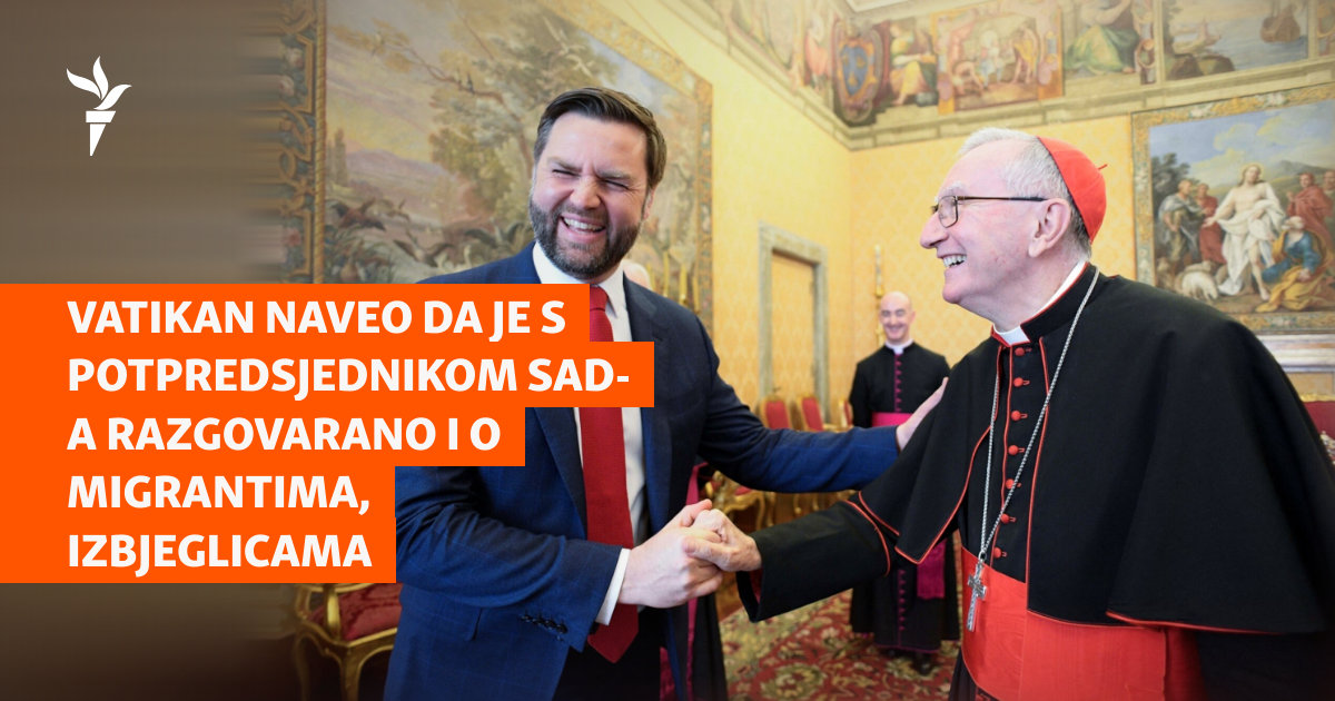 Vatikan naveo da je s potpredsjednikom SAD-a razgovarano i o migrantima, izbjeglicama