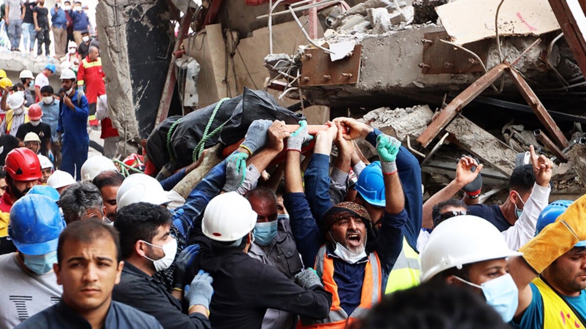 Death Toll Reaches 37 In Abadan Building Collapse As Iranians Continue ...