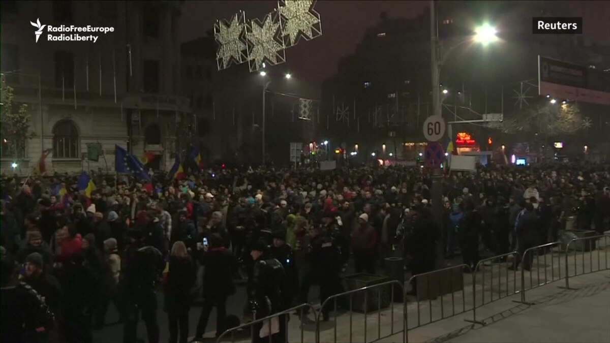 Romanians March Again To Protest Moves To Revamp Judicial System