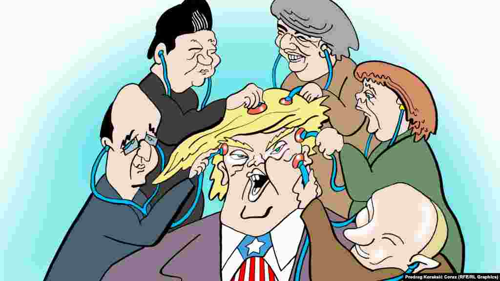 Karikature Predraga Koraksića Coraxa