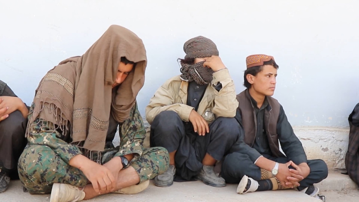 Video Shows Islamic State Militants Who Surrendered In Afghanistan