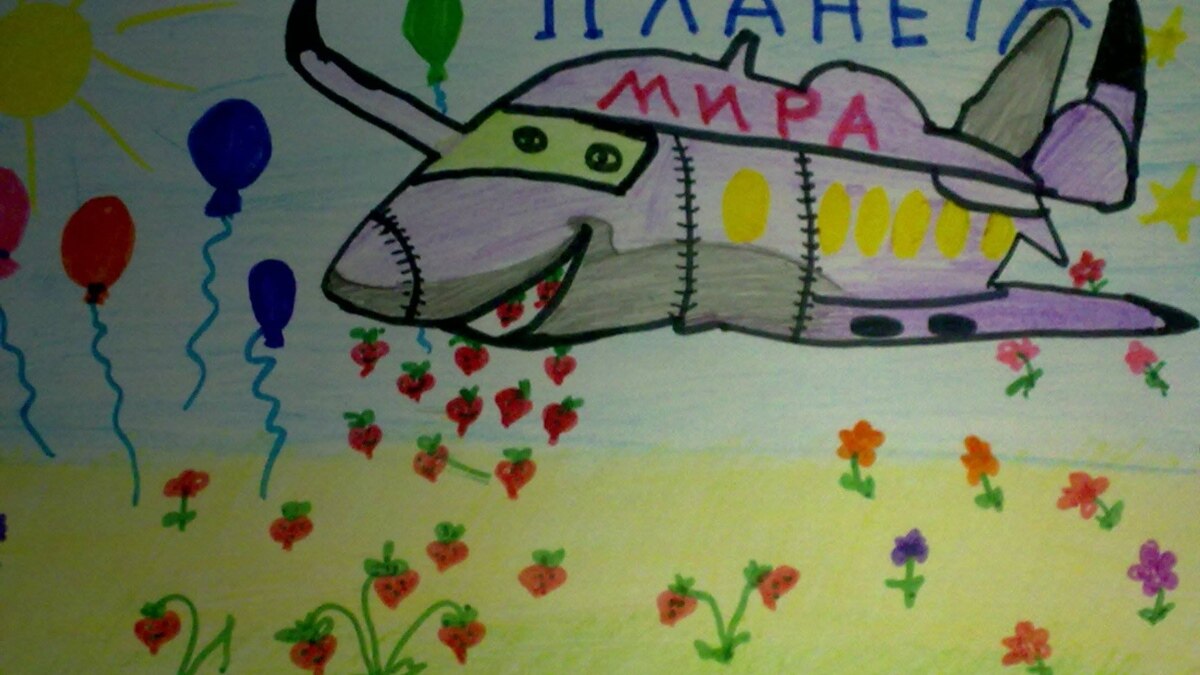 Through Art, Children Plea For Peace In Ukraine