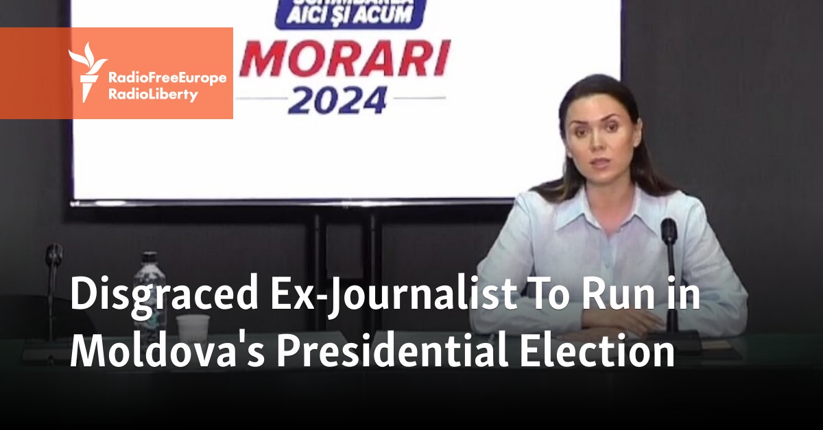 Ex-Journalist To Run in Moldova's Presidential Election