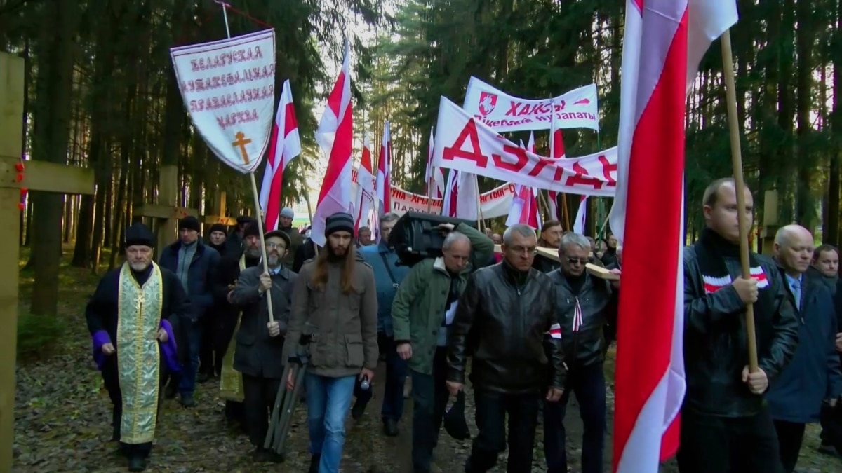 Belarusian Opposition Commemorates Soviet Regime Victims