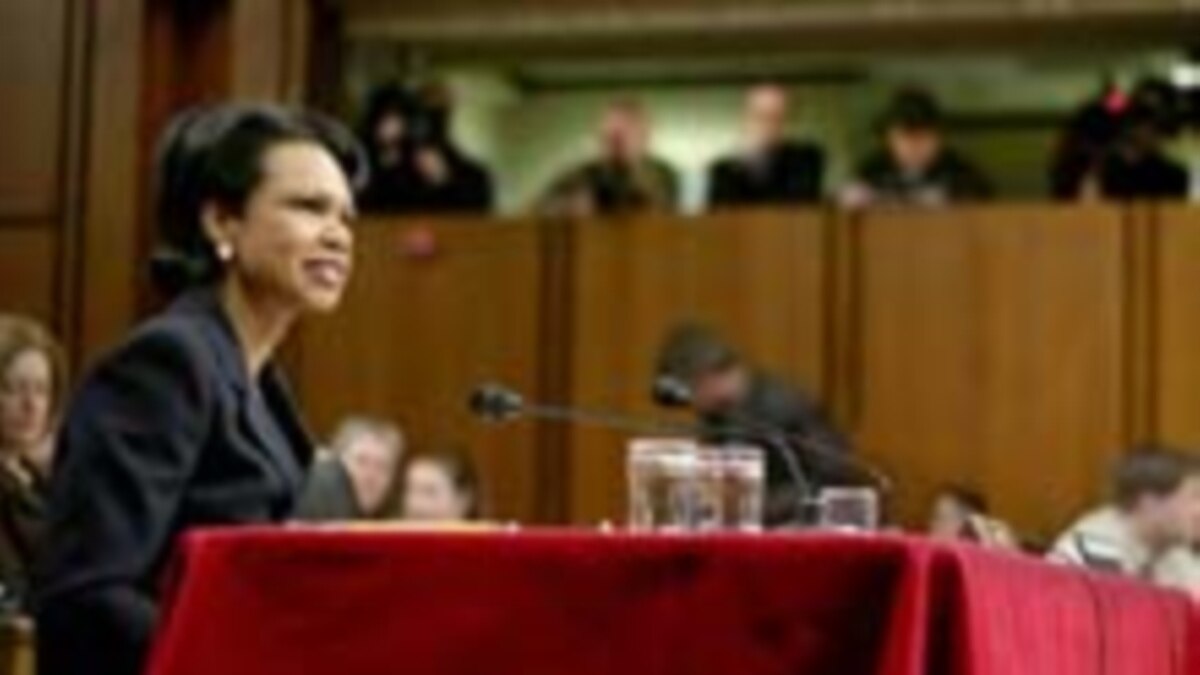 U.S.: Senate Confirmation Of Rice As Secretary Of State Delayed