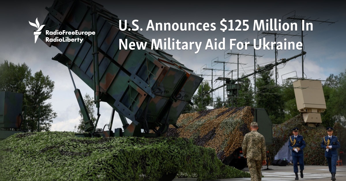 U.S. Announces $125 Million In New Military Aid For Ukraine