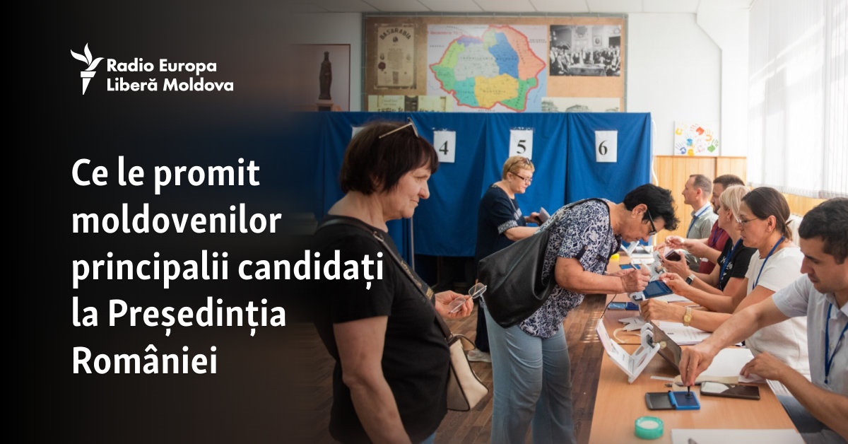 Ce le promit moldovenilor principalii candidați la Președinția României