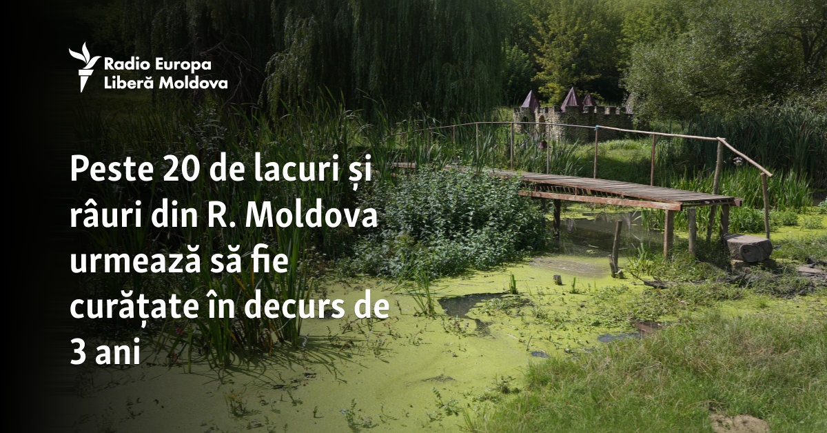 Peste 20 de lacuri și râuri din R. Moldova urmează să fie curățate în ...