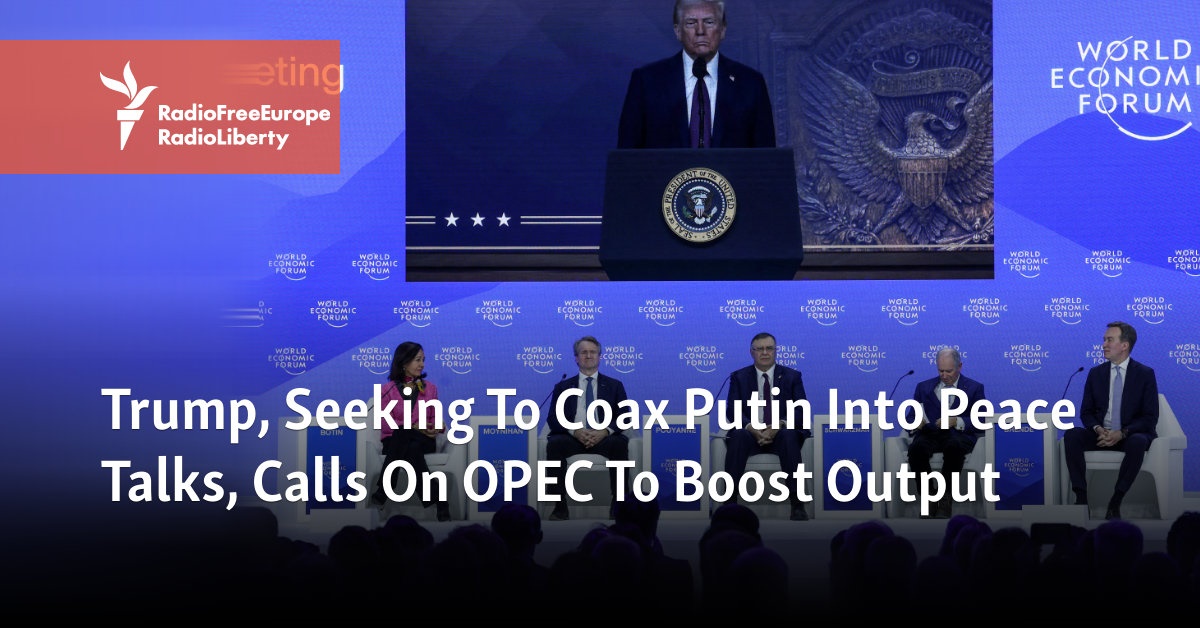 Trump, Seeking To Coax Putin Into Peace Talks, Calls On OPEC To Boost ...
