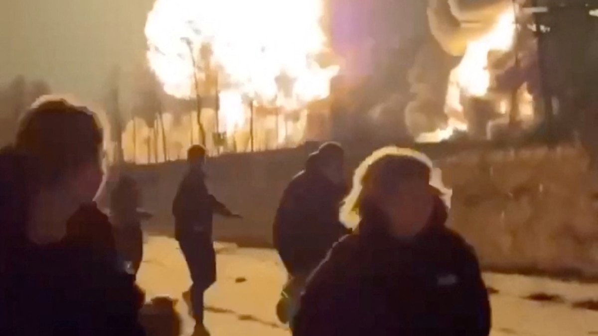 Russian Refinery In Flames After Largest Ukrainian Air Attack This Year