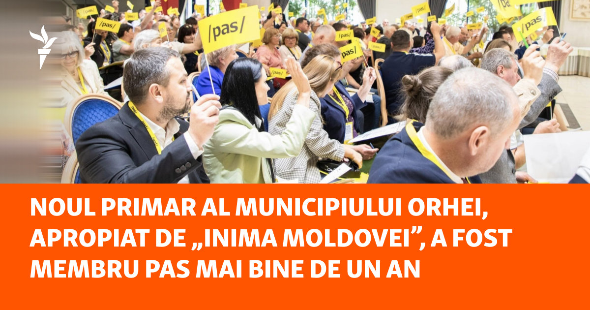 Noul primar al municipiului Orhei, apropiat de „Inima Moldovei”, a fost ...