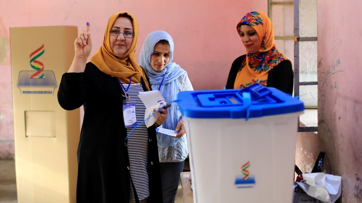 Vote Count Under Way After Large Turnout For Kurdish Independence ...