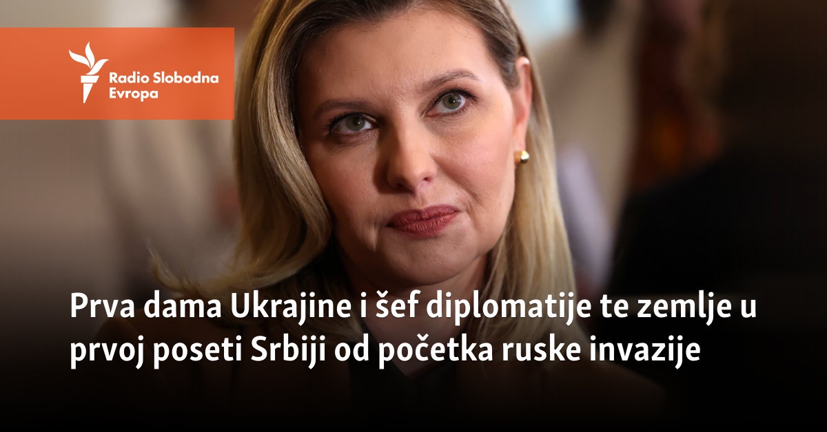 Prva dama i šef diplomatije Ukrajine u prvoj poseti Srbiji od početka ruske invazije