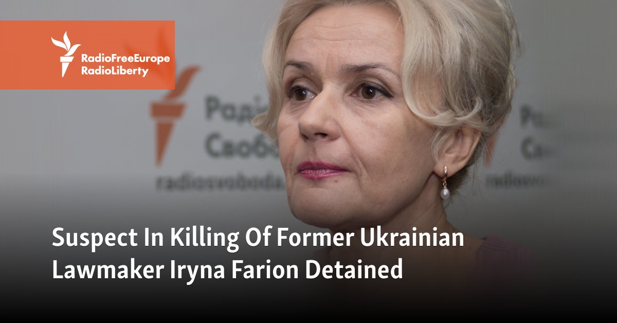 Suspect In Killing Of Former Ukrainian Lawmaker Detained